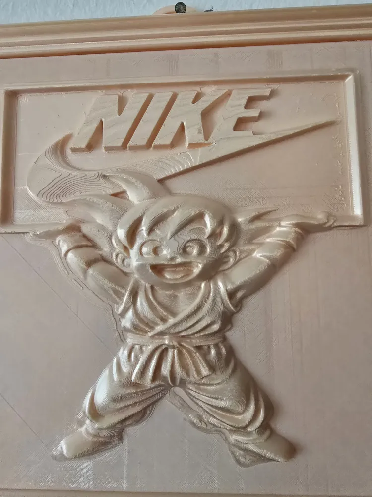 NIKE GOKU DRAGON BALL FRAME - Free 3D Print Model - MakerWorld