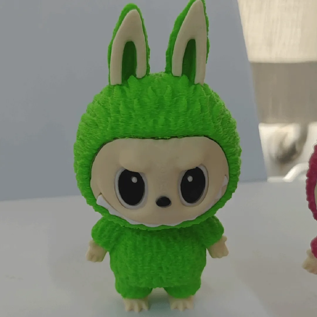 Labubu (mjuk plyschversion) av 四万 MakerWorld: Gratis 3D-Modell abe lade