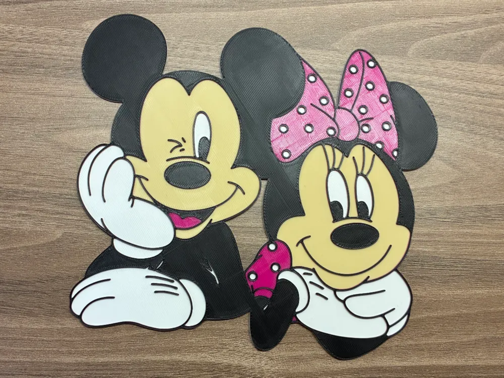 Mickey Minnie Mouse - Free 3D Print Model - MakerWorld