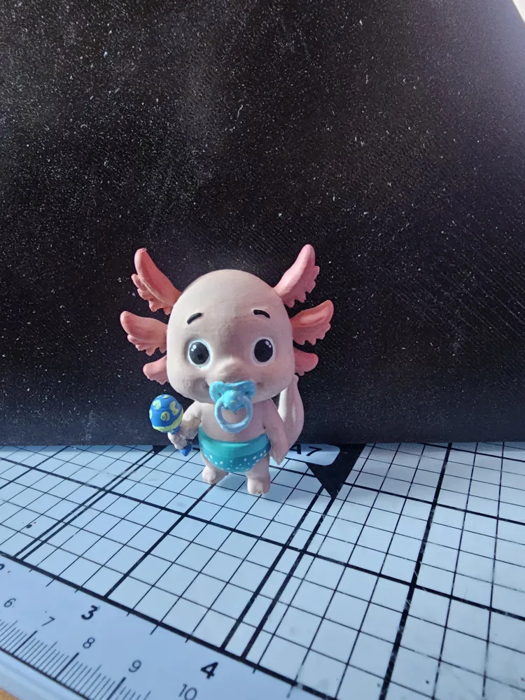 Baby Axolotl - Free 3D Print Model - MakerWorld