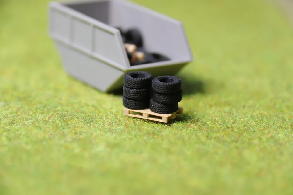 H0 scale tires - 1:87 - Free 3D Print Model - MakerWorld
