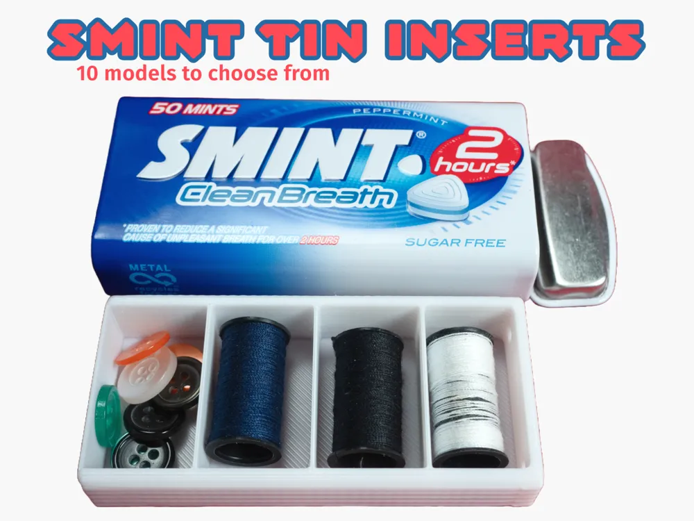 Smint EDC Tin Insert by 3d-PrintCreator - MakerWorld