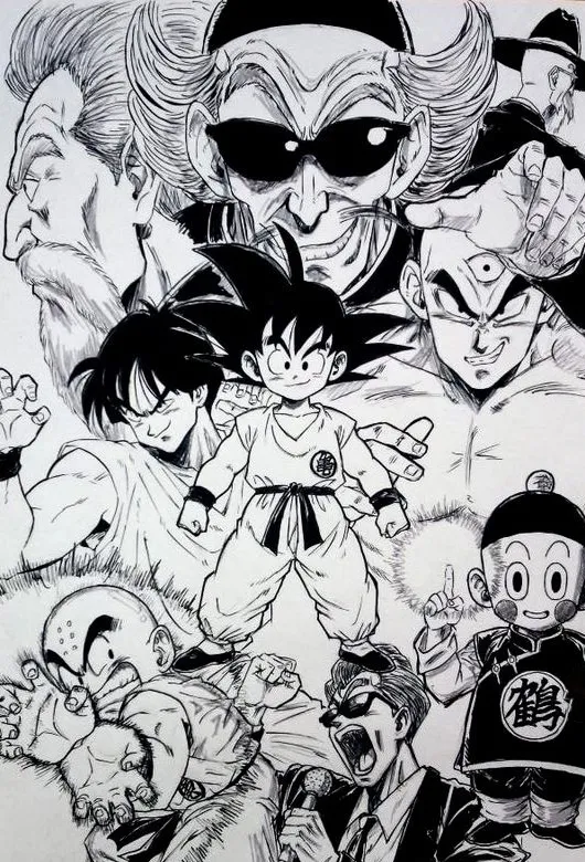 DragonBall Collage / Wall Art / 2d art / Hueforge by 3D Prints This ...