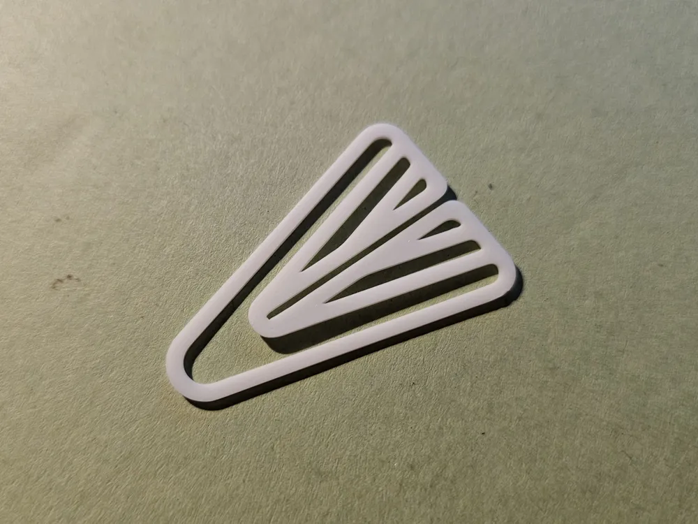 Schlanker Büroklammer | Lesezeichen – Kostenloses 3D-Druckmodell ...