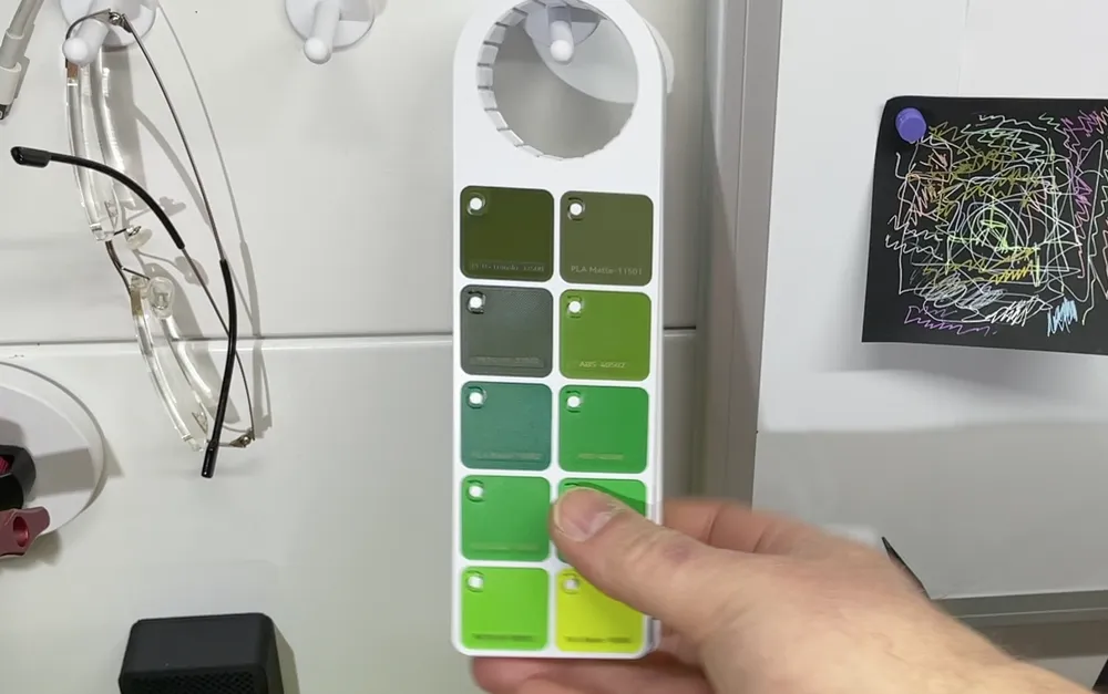 Modular Filament Swatch Palette - Free 3D Print Model - MakerWorld