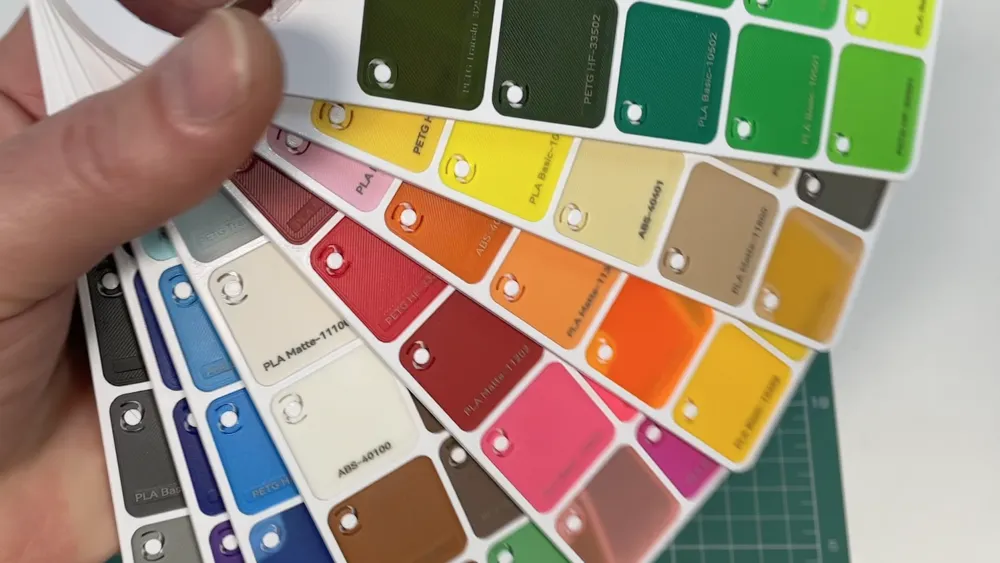Modular Filament Swatch Palette - Free 3D Print Model - MakerWorld