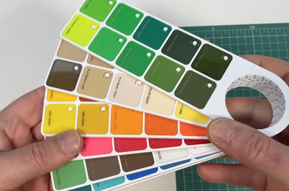 Modular Filament Swatch Palette - Free 3D Print Model - MakerWorld
