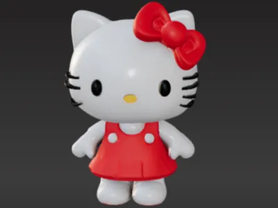 Hello kitty 3d print model download - MakerWorld