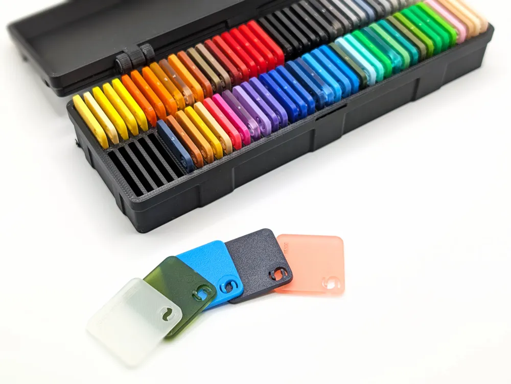 Bambulab Filament Swatch Box by Spin3D MakerWorld: Download Free 3D Models