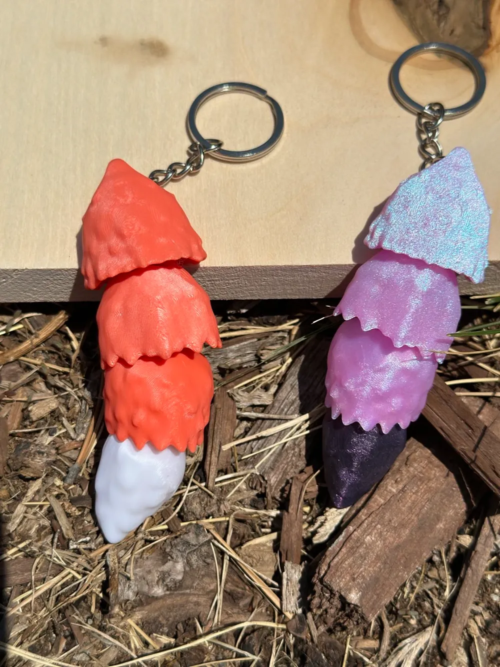 Flexi Fox Tail Keychain by hexequy MakerWorld: Download Free 3D Models