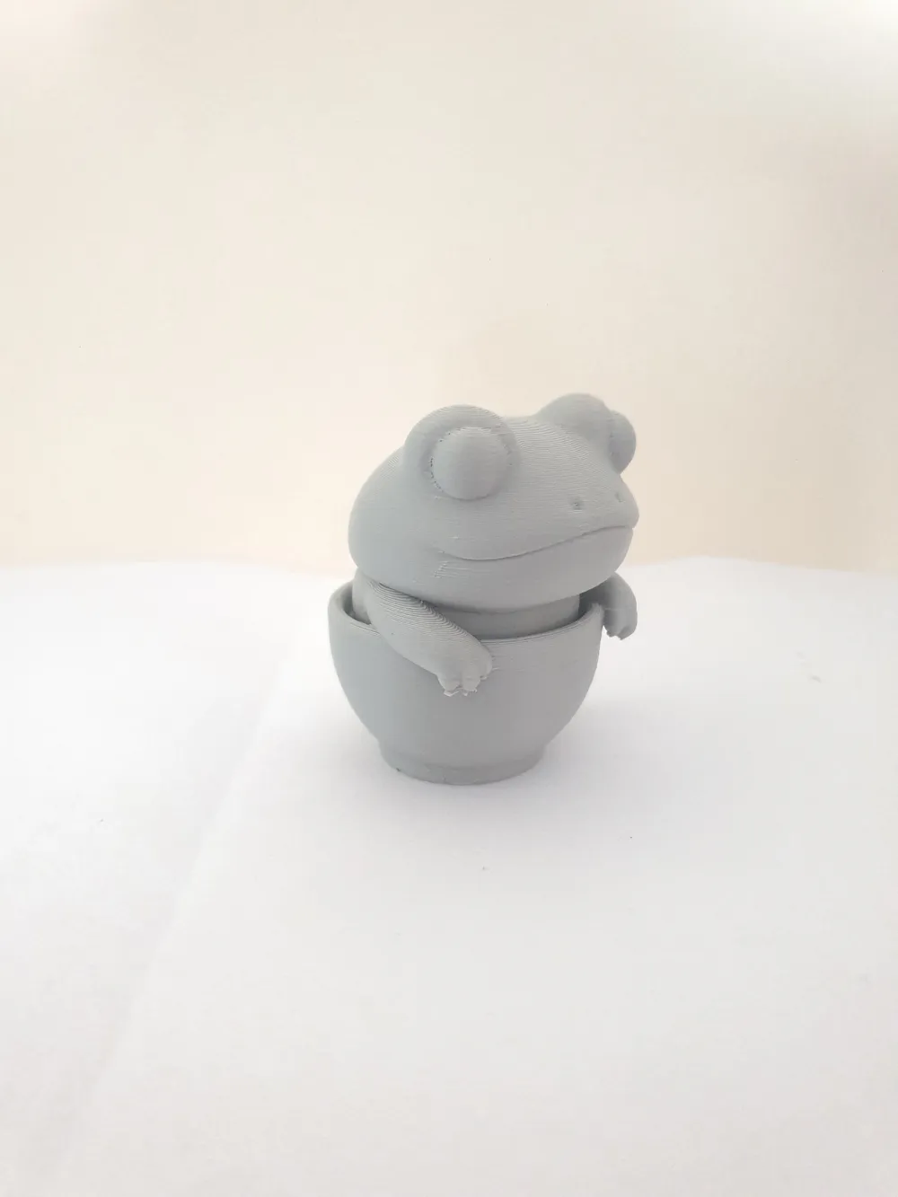 Cute Frog in Cup by Midjam MakerWorld: Download Free 3D Models