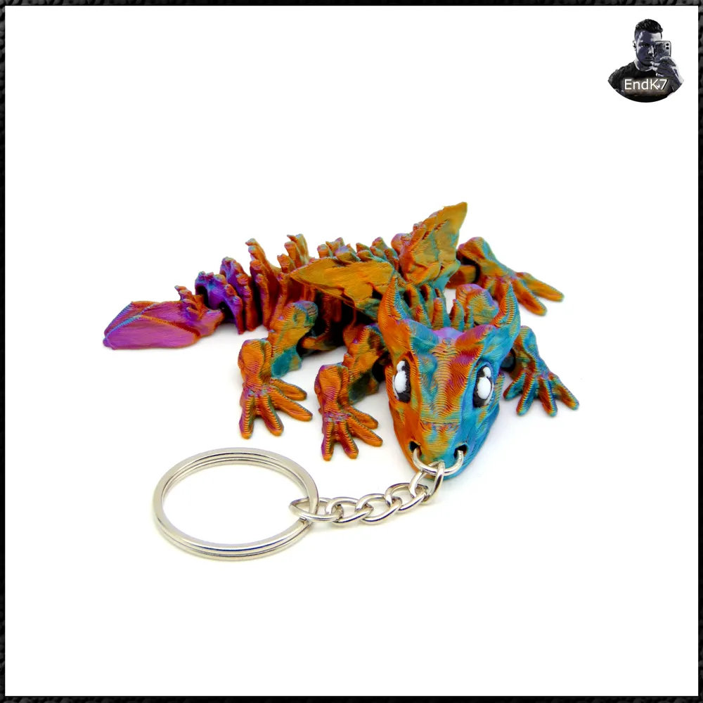 Glorious Baby Dragon Keychain - Free 3D Print Model - MakerWorld