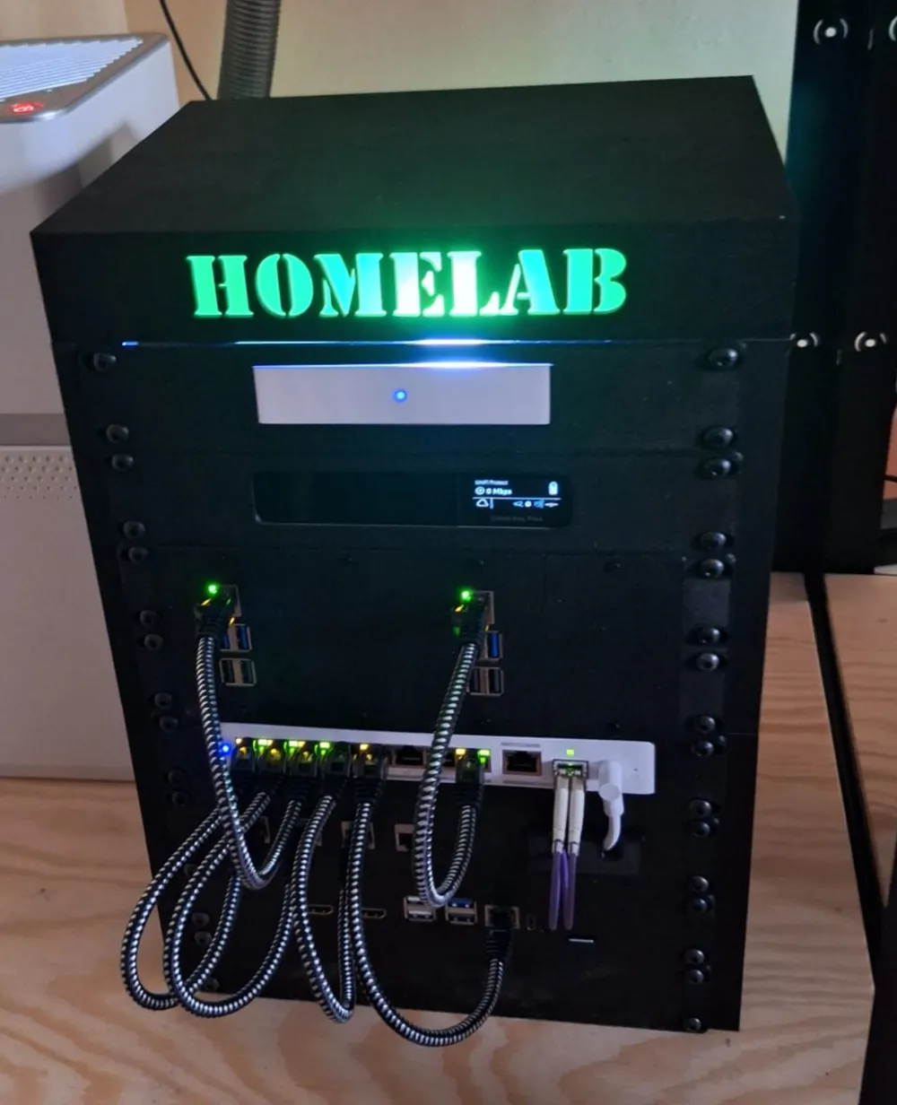 Homelab 10inch rack by ForceM 3D Modeling MakerWorld: Download Free 3D ...