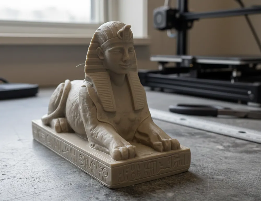 Great Sphinx of Giza High Detail Decorative Statue - Free 3D Print ...