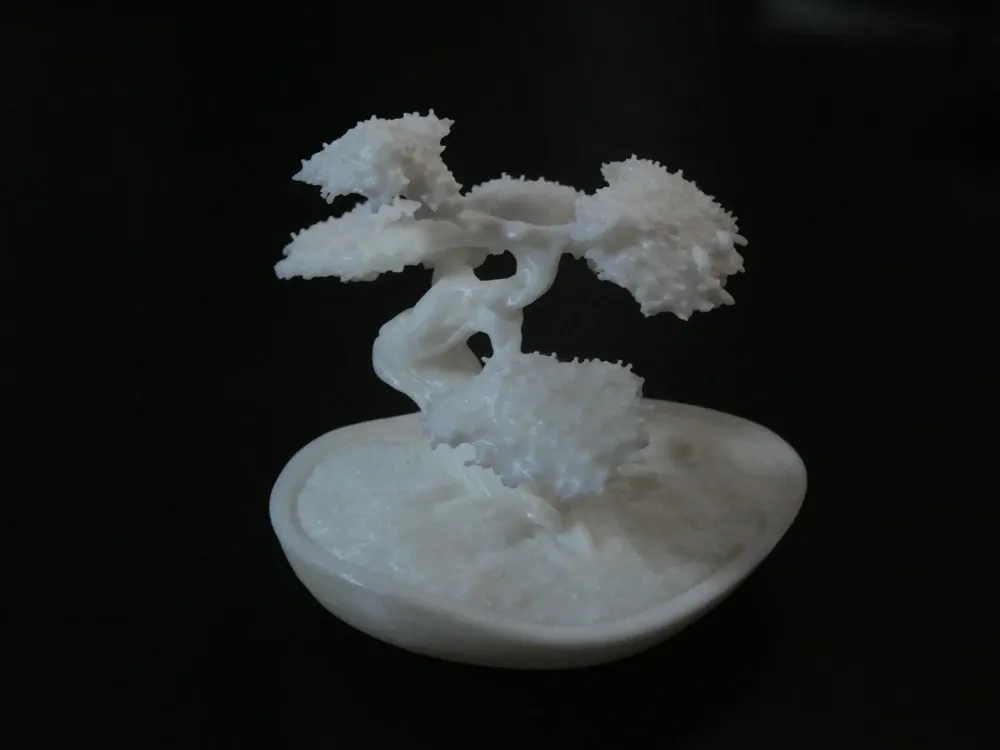 Elegant Bonsai Tree Sculpture - Free 3D Print Model - MakerWorld