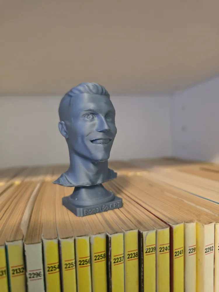 Cristiano Ronaldo CR7 Bust Football Statue Design by FRANKIE 3D ...