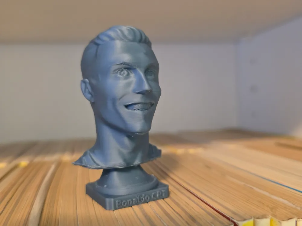 Cristiano Ronaldo CR7 Bust Football Statue Design by FRANKIE 3D ...
