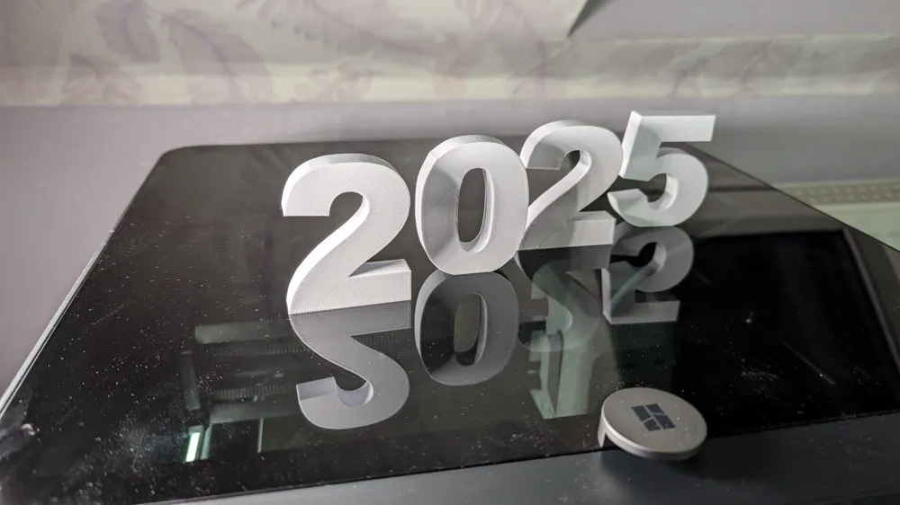 2025 New Year Separate Numbers by Sascha - MakerWorld