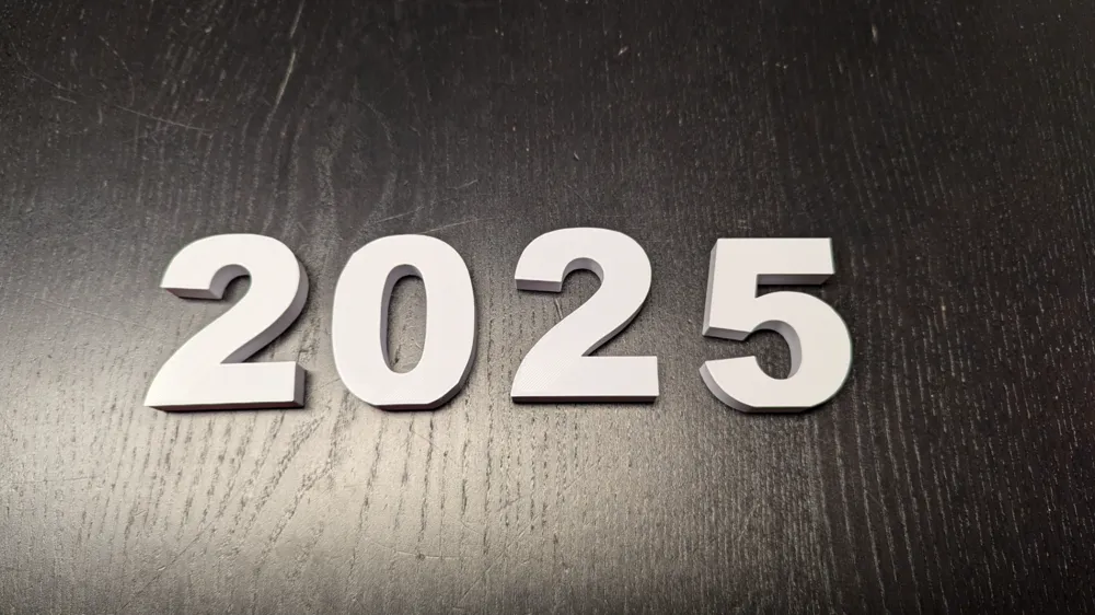 2025 New Year Separate Numbers by Sascha - MakerWorld