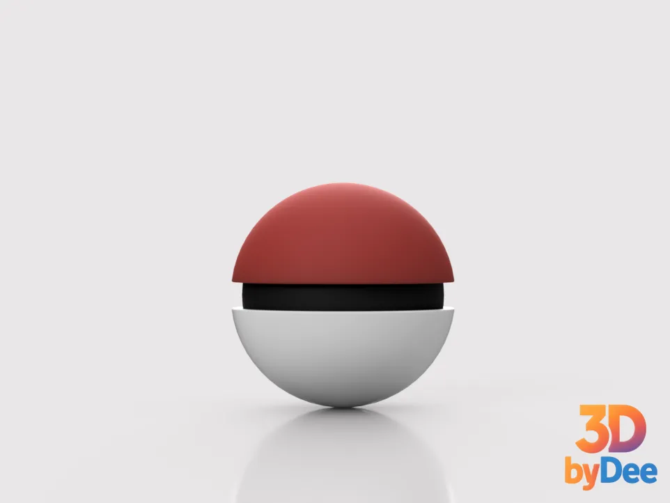 Poke Ball by 3DbyDee MakerWorld: Download Free 3D Models