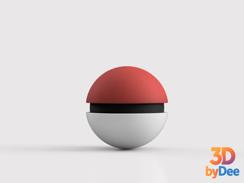 Poke Ball by 3DbyDee MakerWorld: Download Free 3D Models