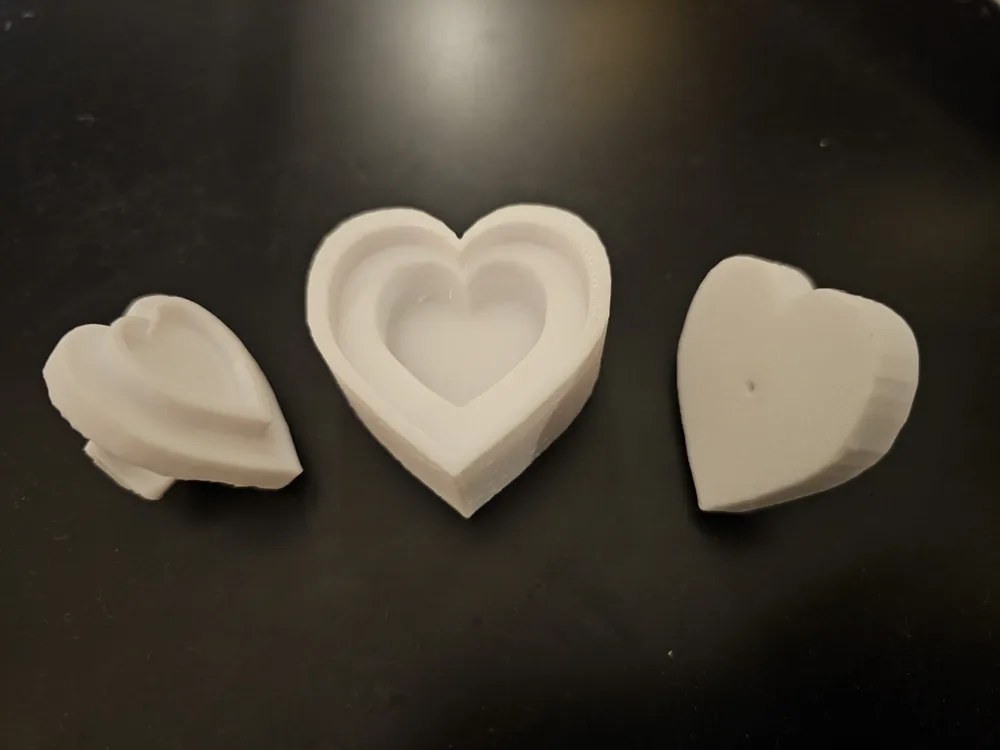 heart pattern for molding - Heart-shaped pattern for molding Remixed by MagnetDanny - MakerWorld