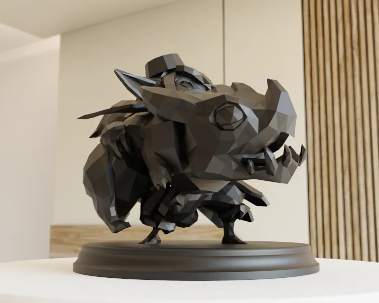 Tristana Low Poly Sammlung - League of Legends – Kostenloses 3D ...