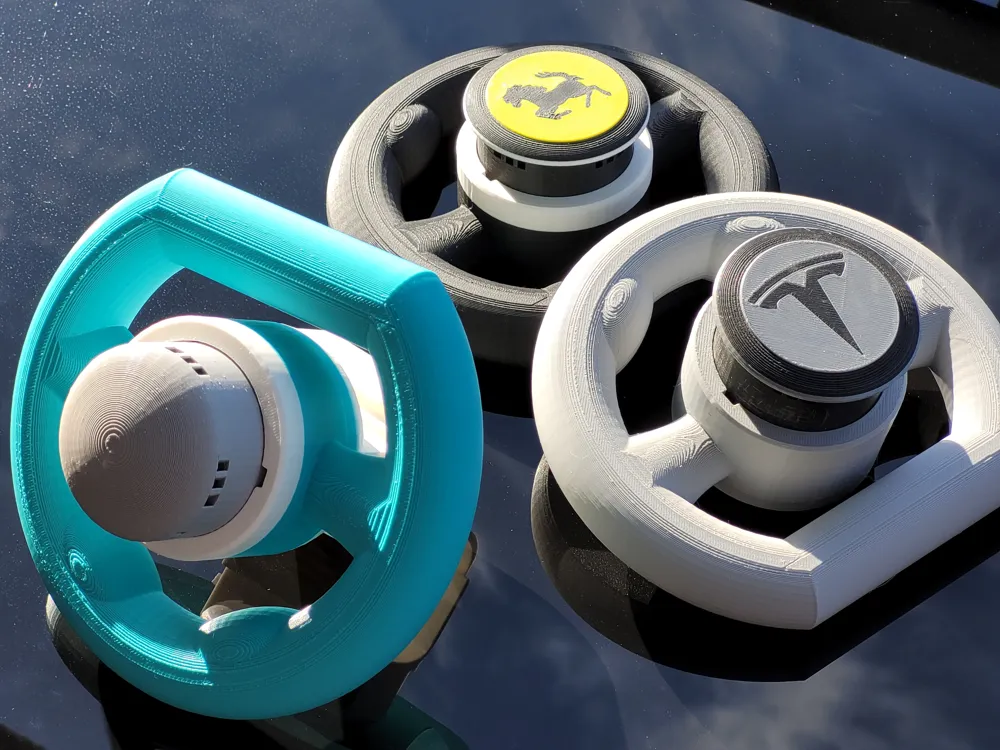 Steering Wheel for Baby Stroller - Free 3D Print Model - MakerWorld