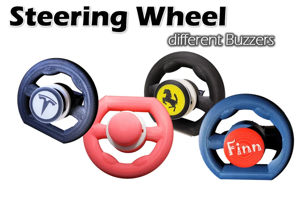 Steering Wheel for Baby Stroller - Free 3D Print Model - MakerWorld