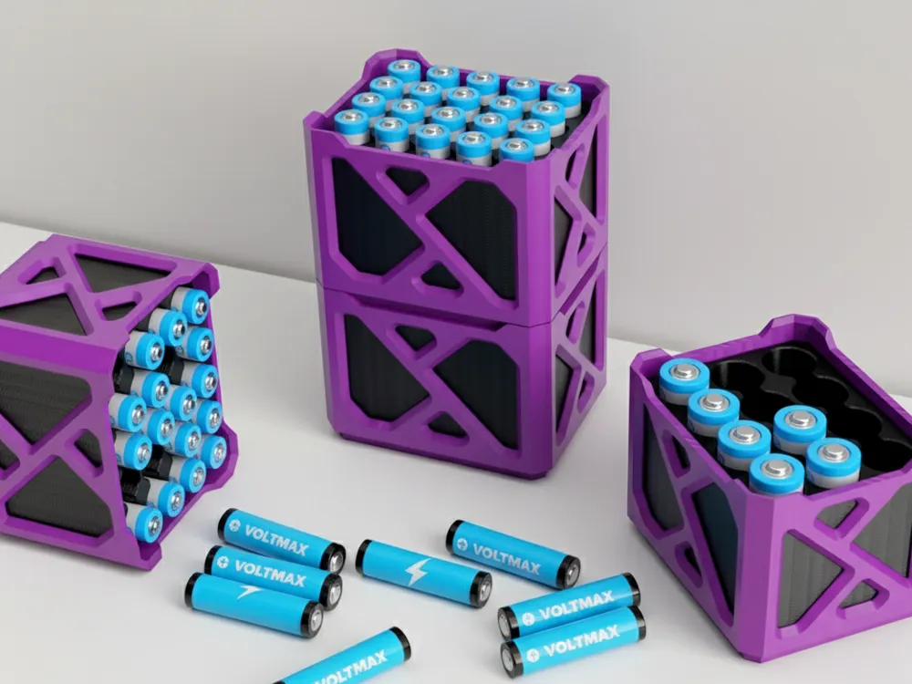 Stackable Battery Box by soplaodani MakerWorld: Download Free 3D Models