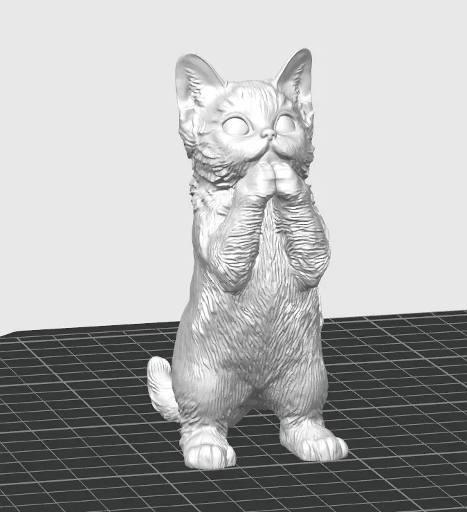 cute cat - Free 3D Print Model - MakerWorld