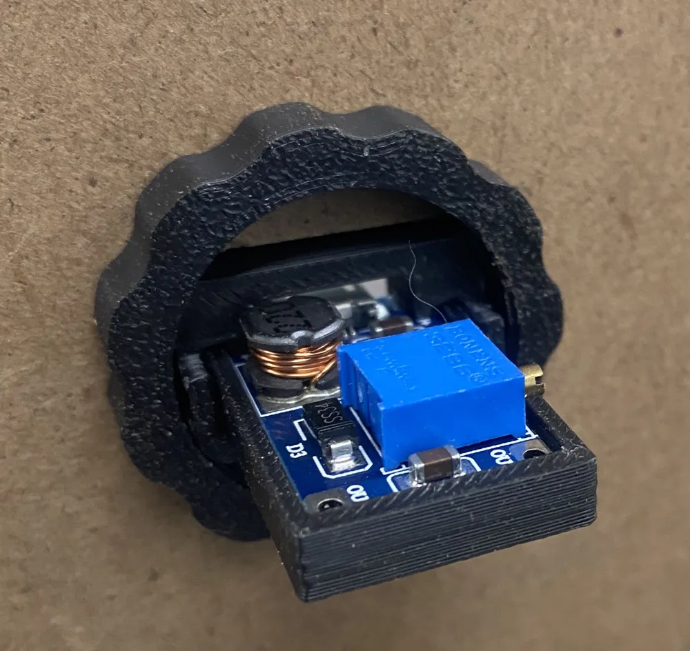 MT3608 Micro USB Boost regulator panel mount by Klave MakerWorld ...