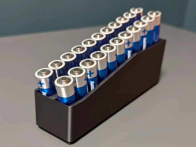 Gridfinity Stehender AA-Batterie-Spender – Kostenloses 3D-Druckmodell ...