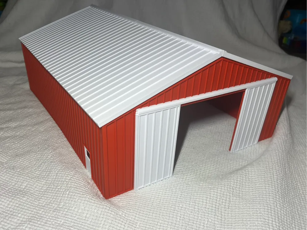 1/64 scale barn - Free 3D Print Model - MakerWorld