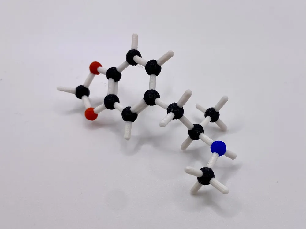 3,4-Methylenedioxymethamphetamine (MDMA) - Free 3D Print Model - MakerWorld