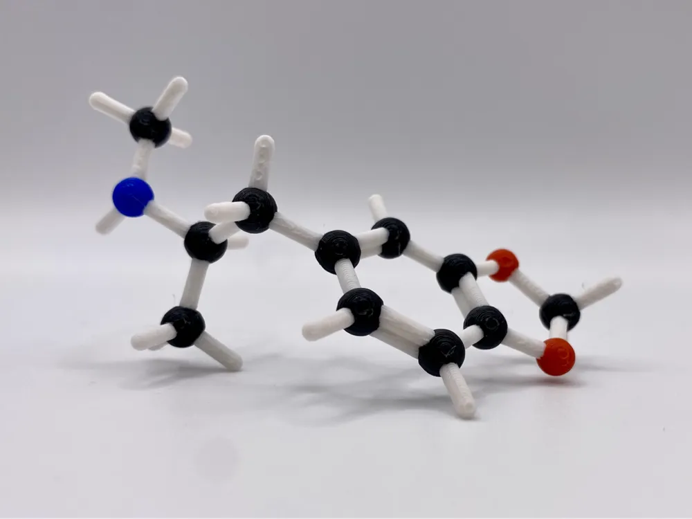 3,4-Methylenedioxymethamphetamine (MDMA) - Free 3D Print Model - MakerWorld