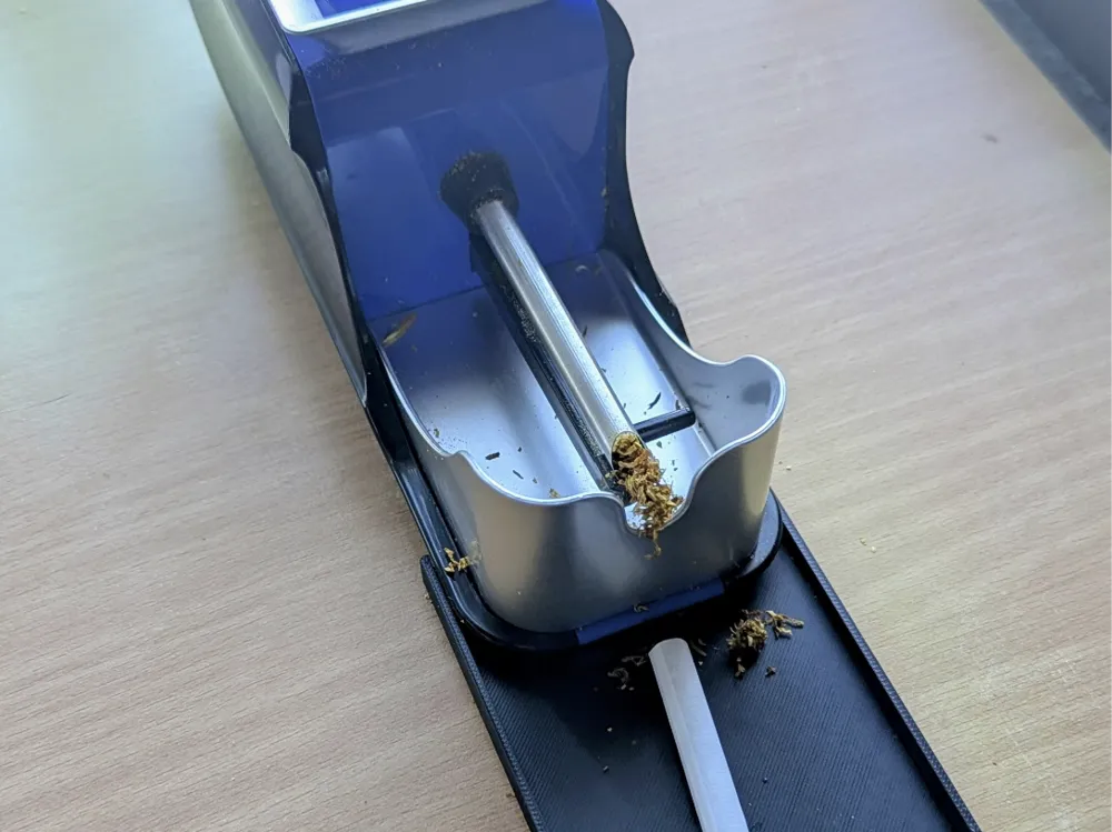 Tray for cigarette tube tobacco filling / rolling - Free 3D Print Model ...