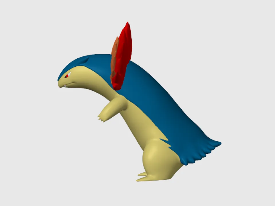 Typhlosion Multicolor by entroisdimensions_figurine MakerWorld ...