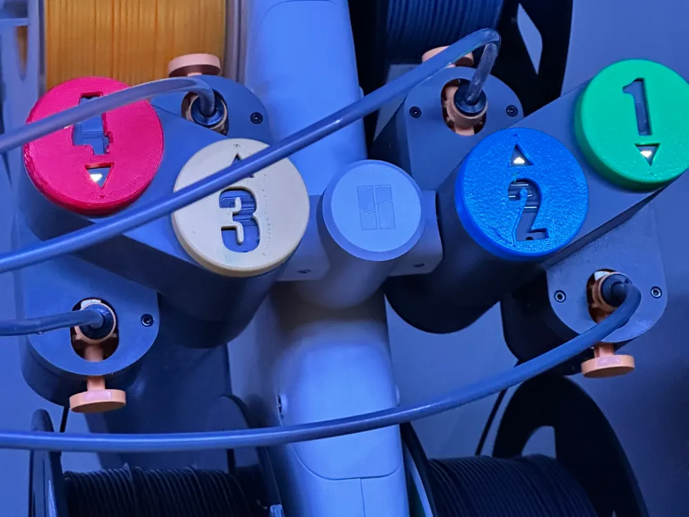 AMS Lite Inverted Covers (Numbered) for Wall Mount by 3D Print ...