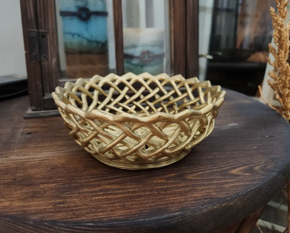 Decorative Weaved Bowl by dtm247 - MakerWorld