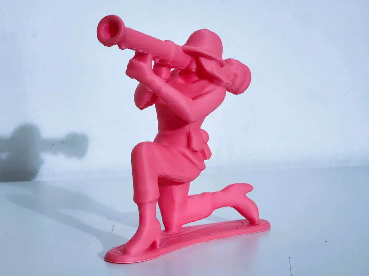 Little Army Woman - bazooka style - Free 3D Print Model - MakerWorld