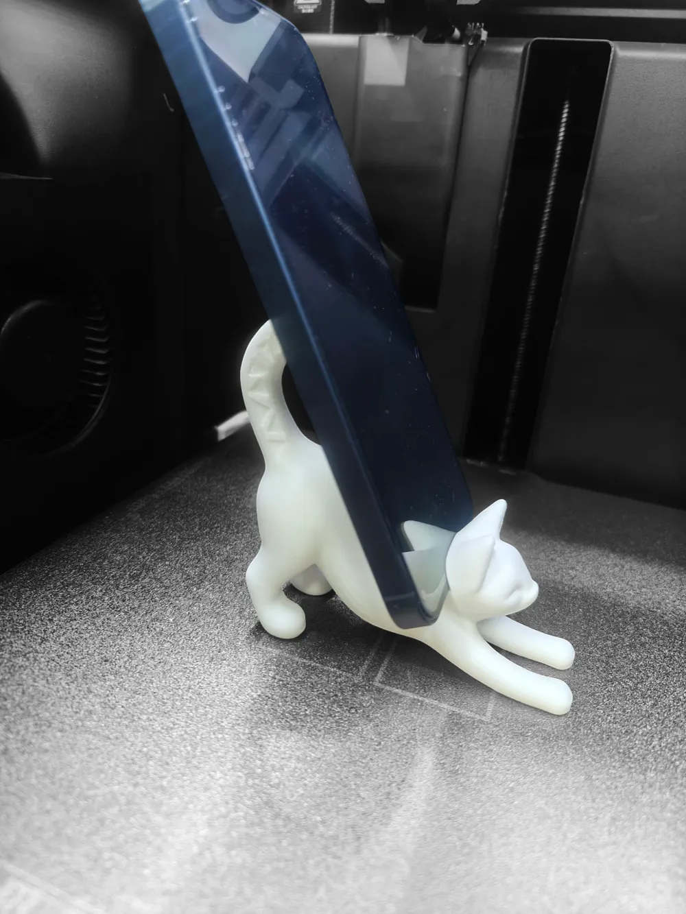 Cat mobile holder - Free 3D Print Model - MakerWorld
