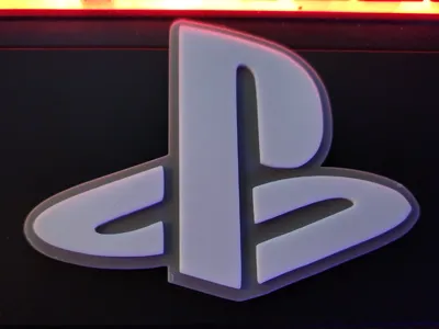 Simple PlayStation Logo by @LathanKreative MakerWorld: Download Free 3D ...