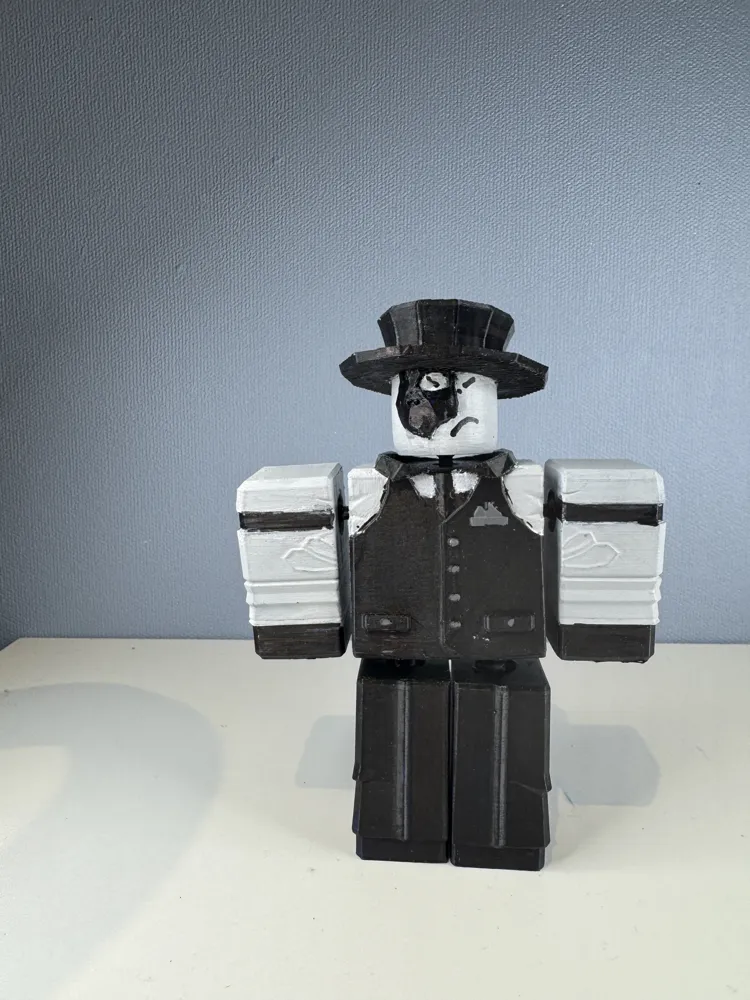 Roblox Artful Forsaken / Die of Death articulated - Free 3D Print Model ...