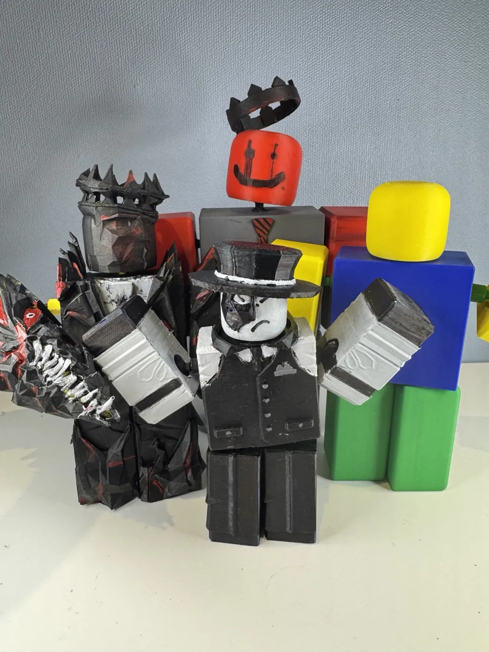 Roblox Artful Forsaken / Die of Death articulated - Free 3D Print Model ...