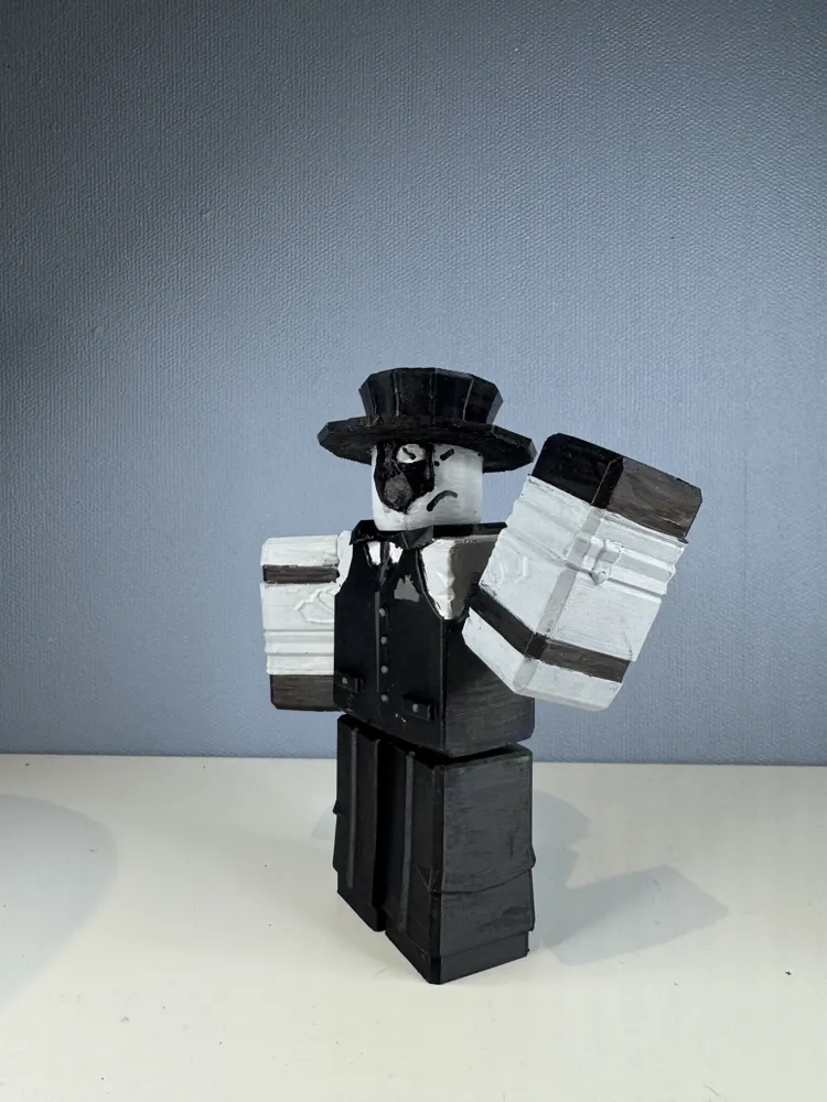 Roblox Artful Forsaken / Die of Death articulated - Free 3D Print Model ...