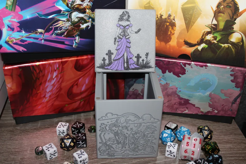 MTG EDH Commander Showcase Deck Box - Liliana! - Free 3D Print Model ...