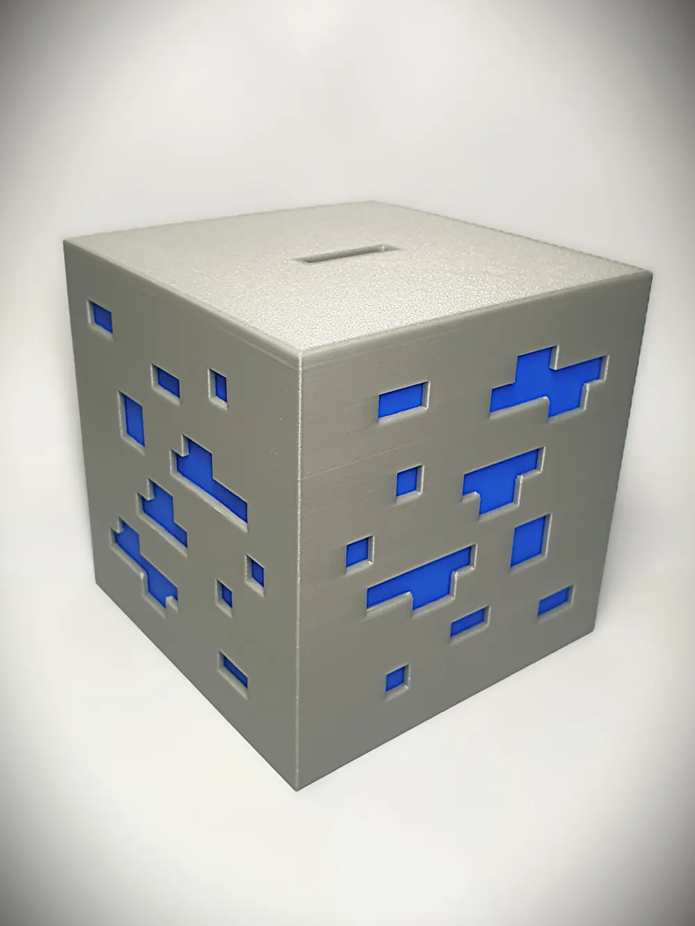Minecraft Ore Piggy Bank – Fully Printable - 12 cm by Pioterzero ...