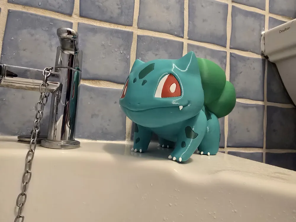 Bulbasaur Pokémon Soap Holder / Sponge Holder - Free 3D Print Model ...