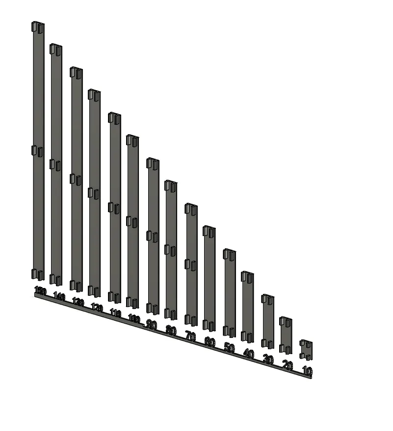 2020 profile cable duct 10mm to 150mm by Troy Bakker - MakerWorld